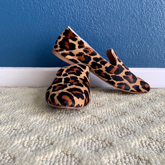 Halogen | Shoes | Halogen Sylvia Leopard Calf Hair Loafermule Size 8m ...